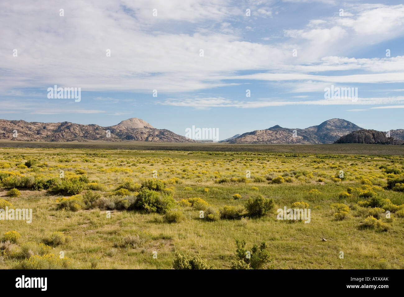 Split Rock Wyoming, a geological formation along the Oregon Trail where ...