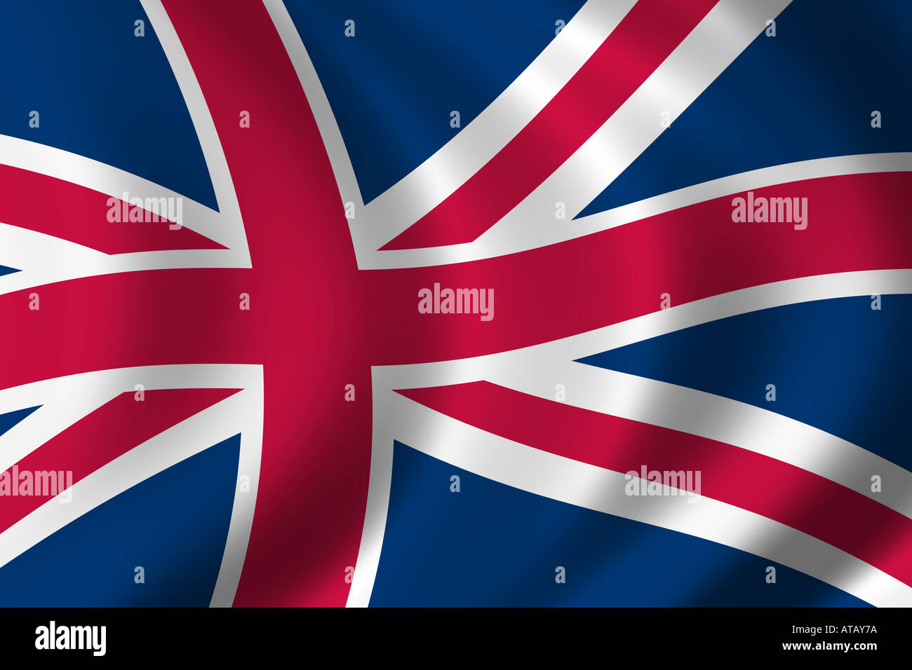 Flag of United Kingdom of Great Britain Stock Photo - Alamy