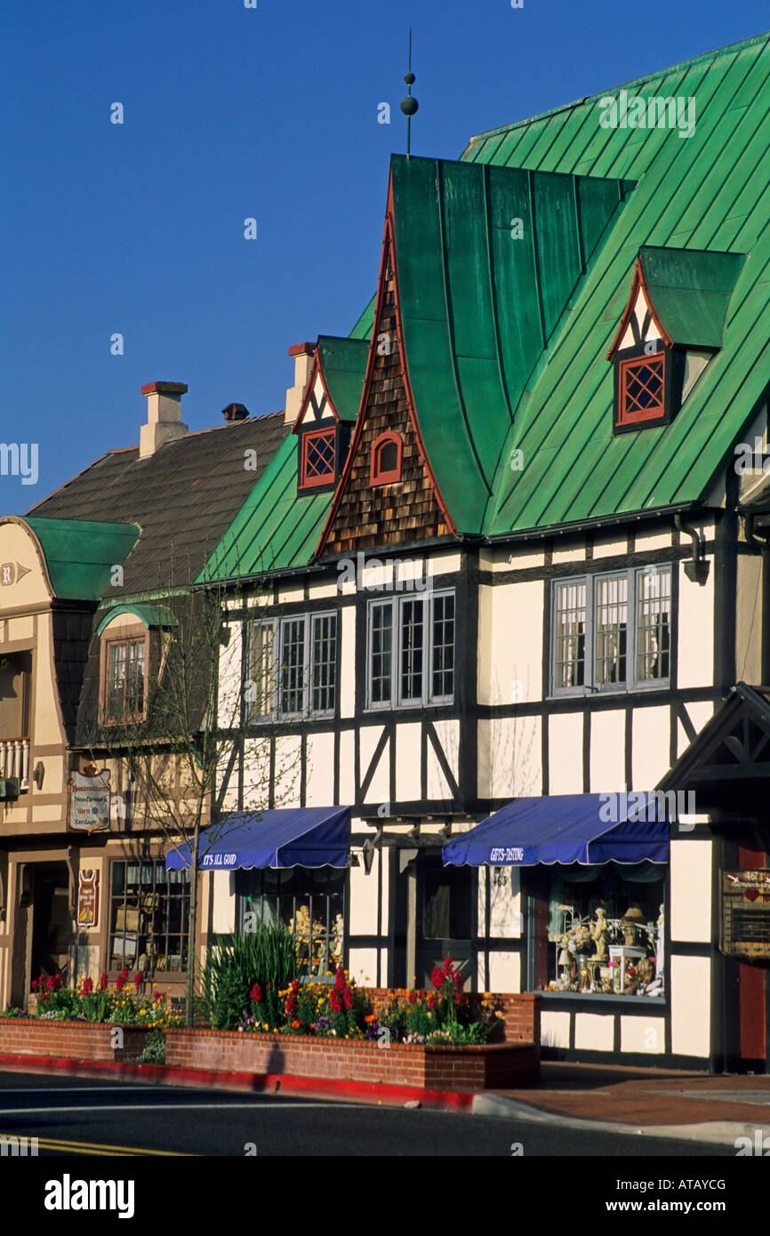 Danish buildings solvang california hi-res stock photography and images ...