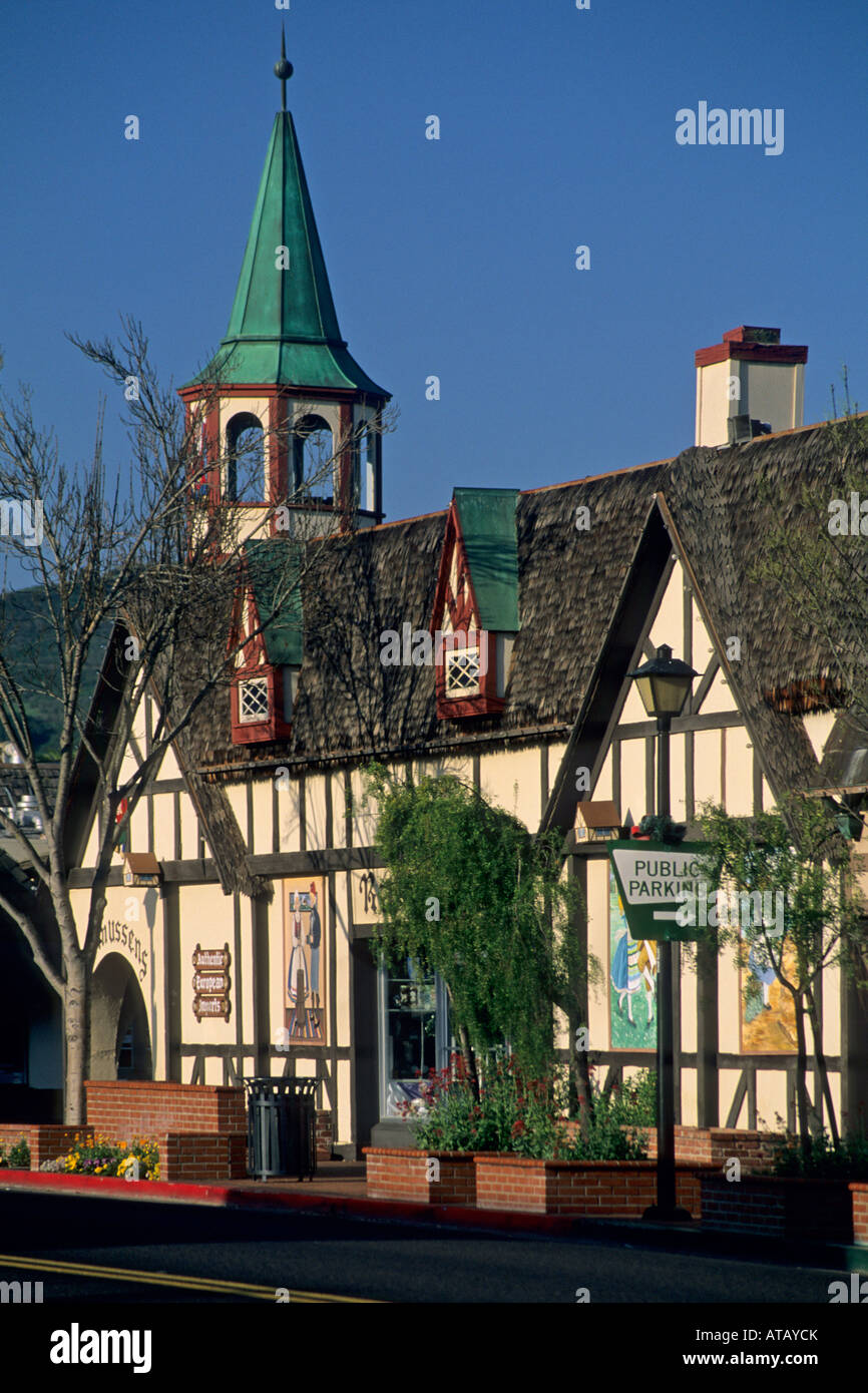 Danish Village Solvang Santa Barbara County California Stock Photo - Alamy