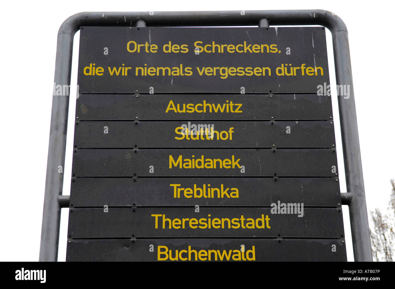 holocaust memorial sign wittenbergplatz berlin nazi death camps ...