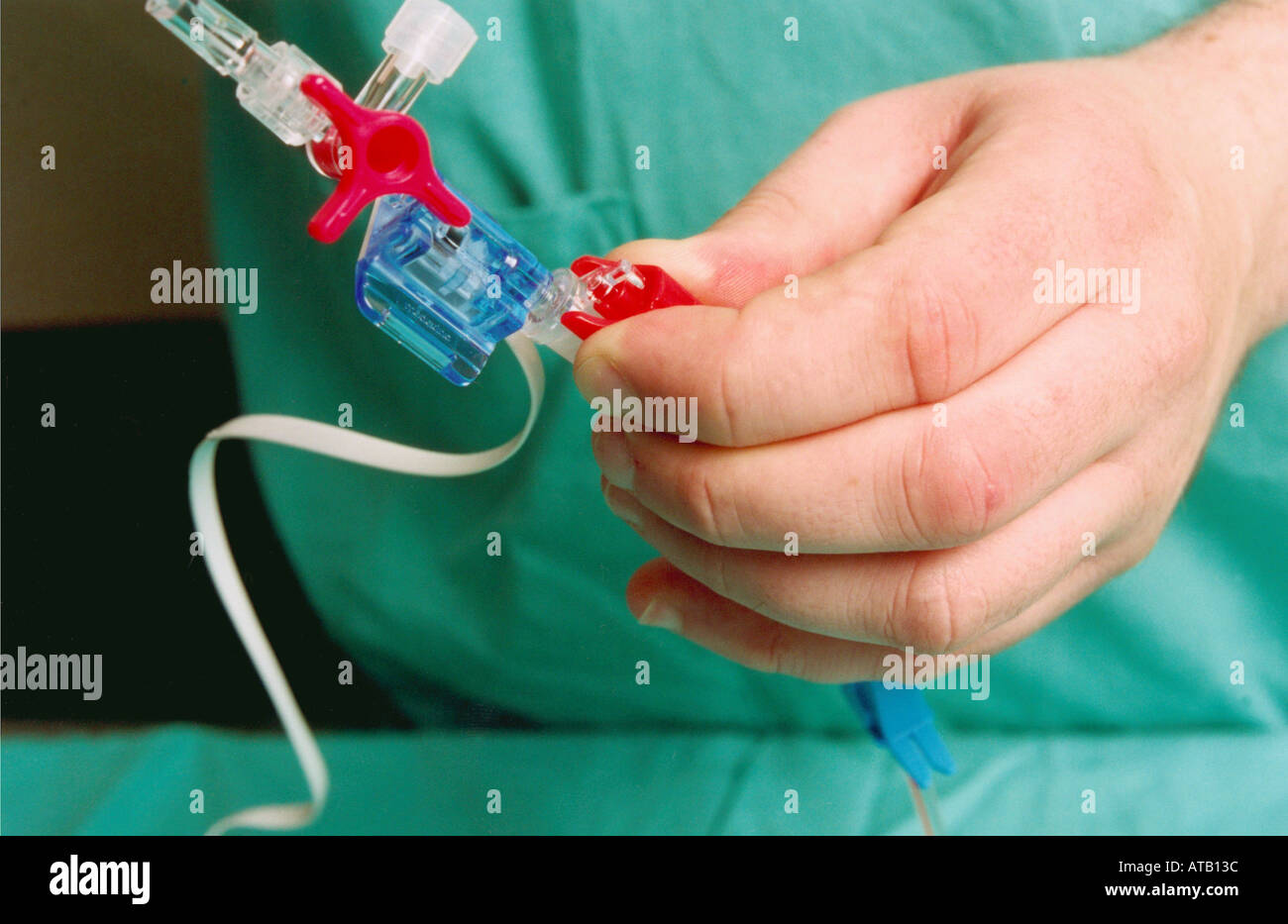 Preparation of invasive monitoring equipment Stock Photo - Alamy