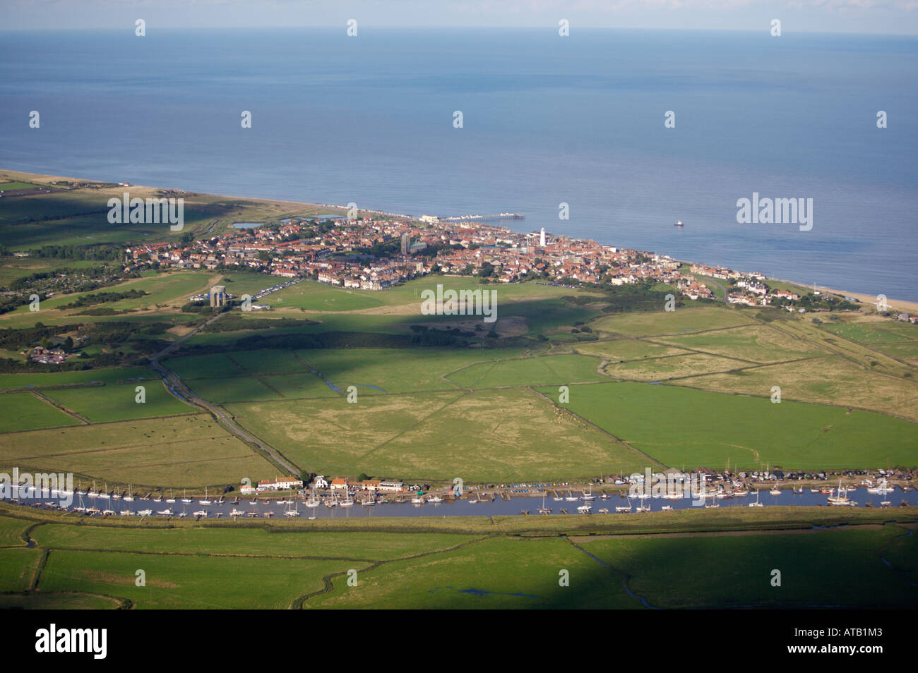 Aerial view southwold suffolk hi-res stock photography and images - Alamy