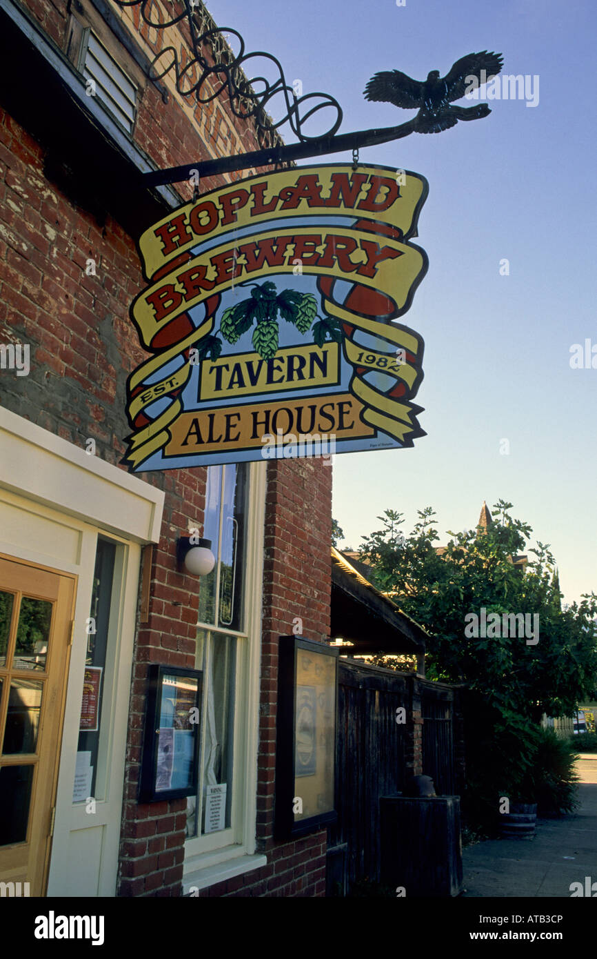 Hopland Brewery Hopland Mendocino County California Stock Photo - Alamy