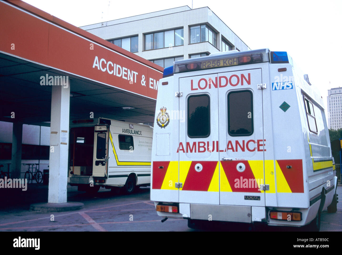 London Ambulance Service LAS vehicles Stock Photo - Alamy