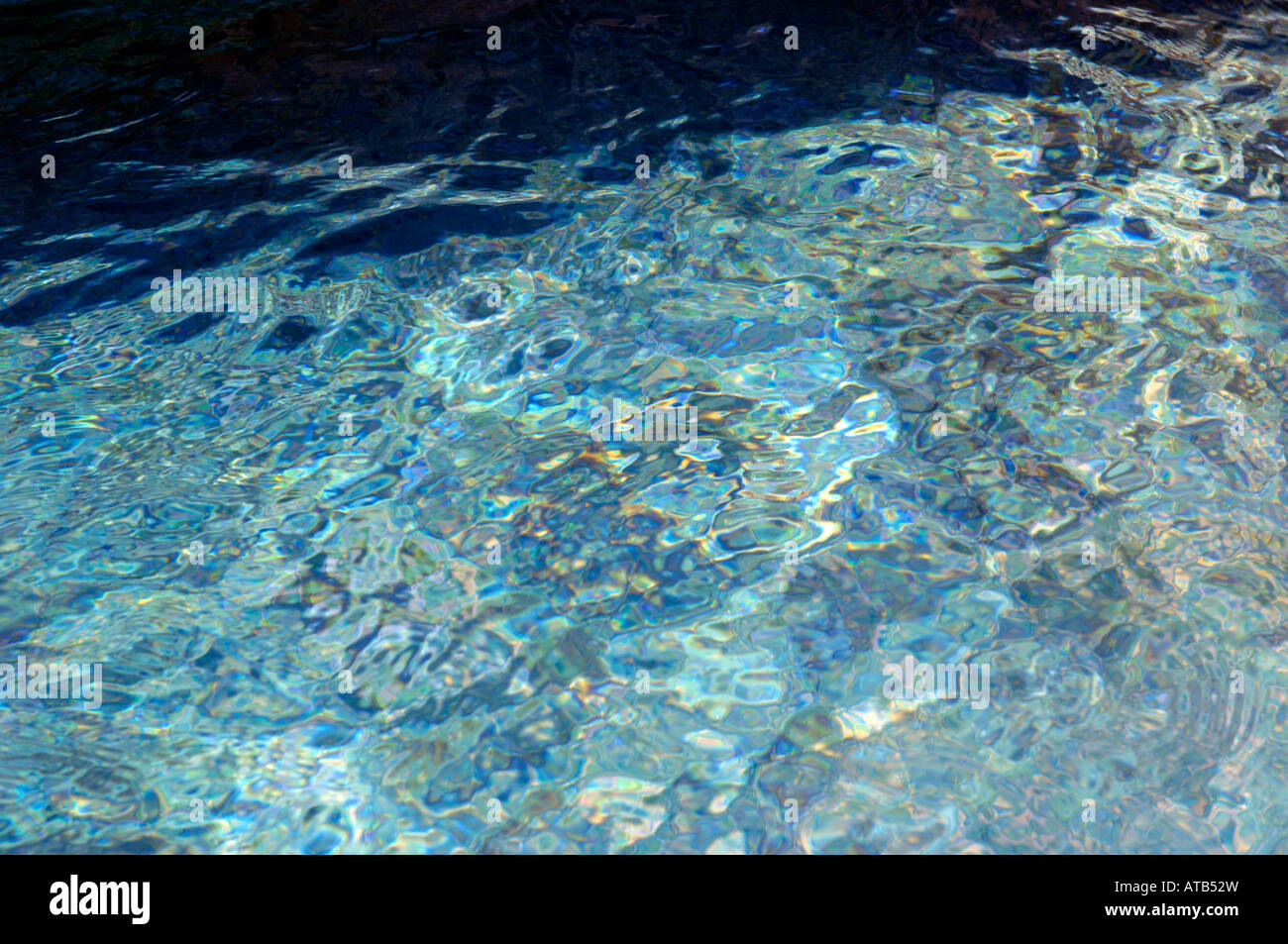 blue swimming pool water detail abstract liquid Stock Photo - Alamy