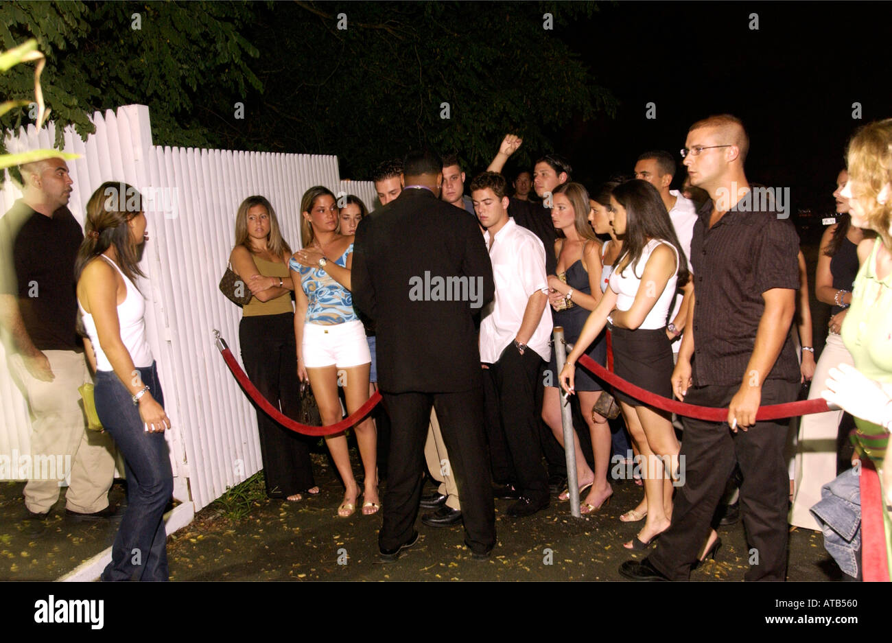 Bouncer nightclub woman hi-res stock photography and images - Alamy