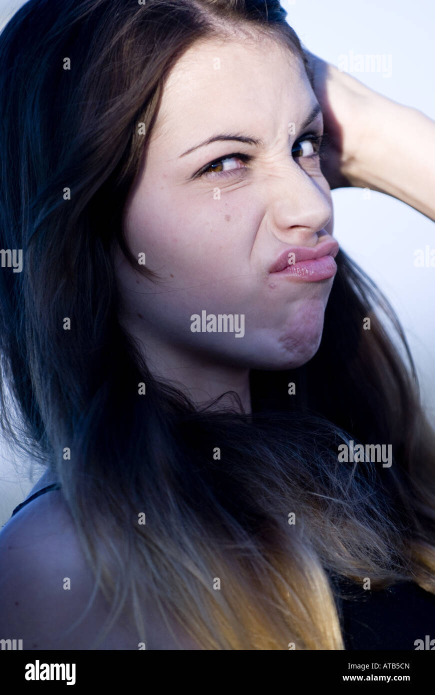 Sulky sulking hi-res stock photography and images - Alamy