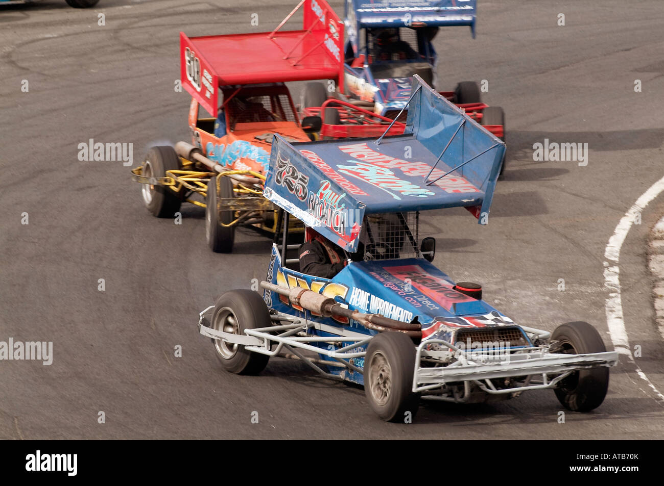 f2 formula two 2 stock cars car competing at barford raceways near ...
