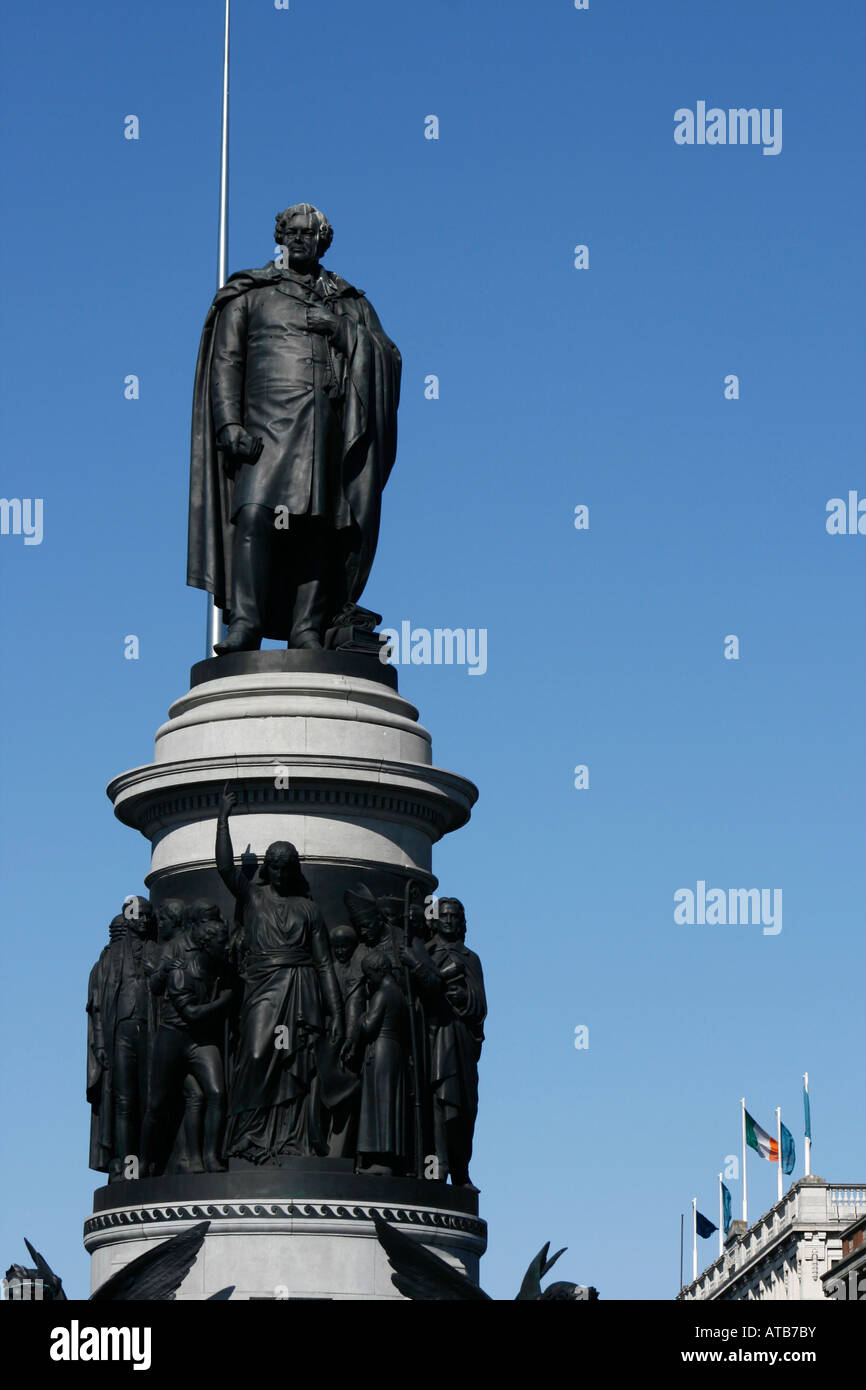 Daniel O'Connell statue by John Henry Foley on O'Connell st, Dublin ...