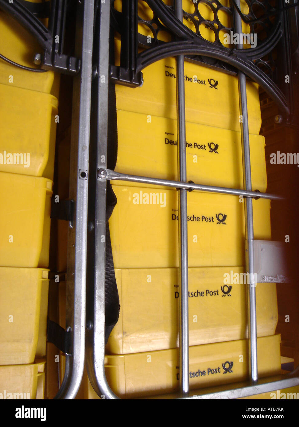 German post office package car Stock Photo - Alamy