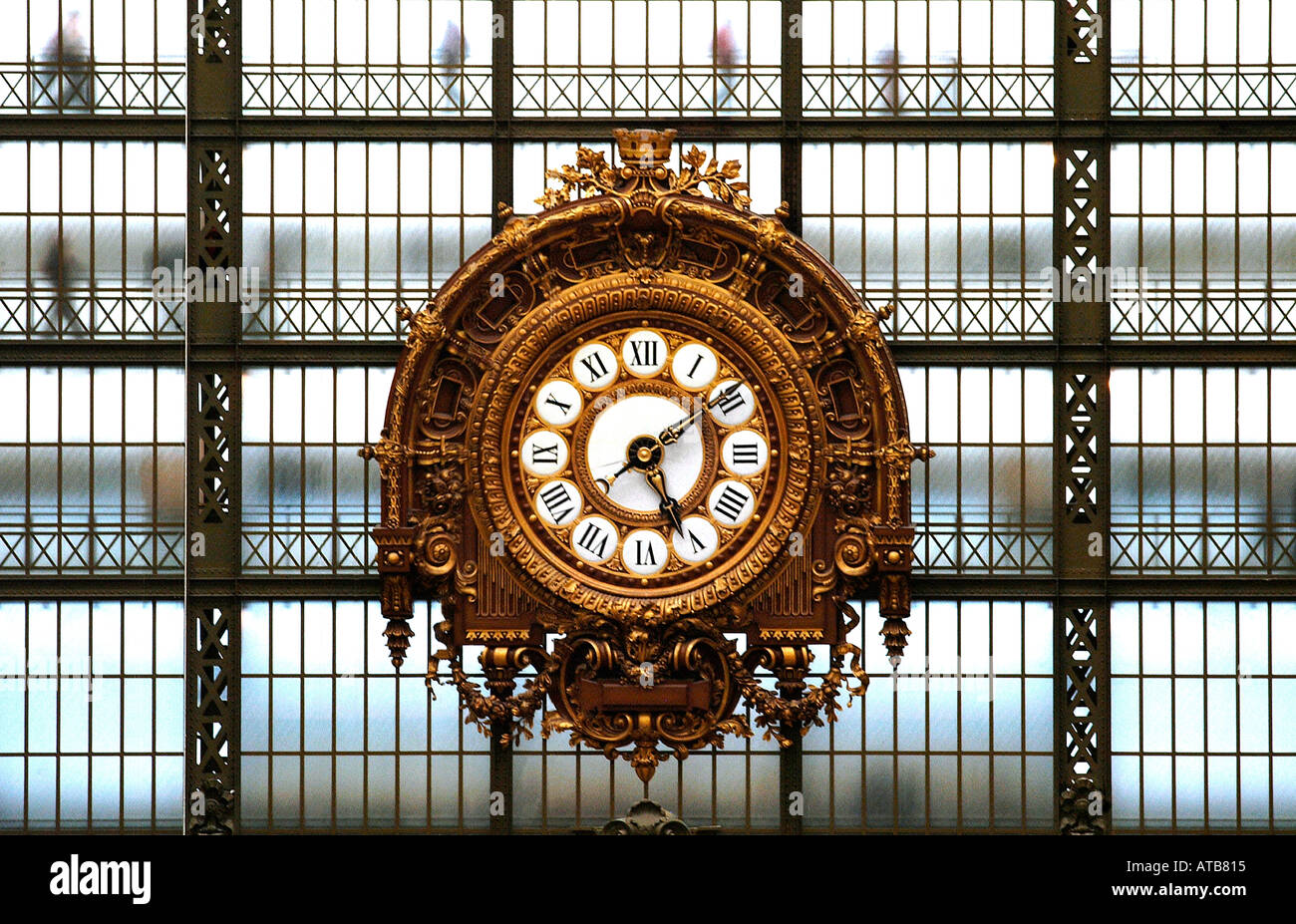 The Great Clock Musee d Orsay Paris Stock Photo - Alamy