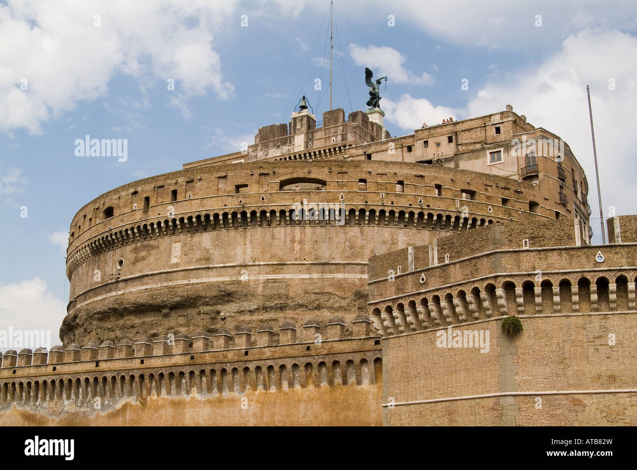 Sant Angelo Castle in Rome Stock Photo - Alamy