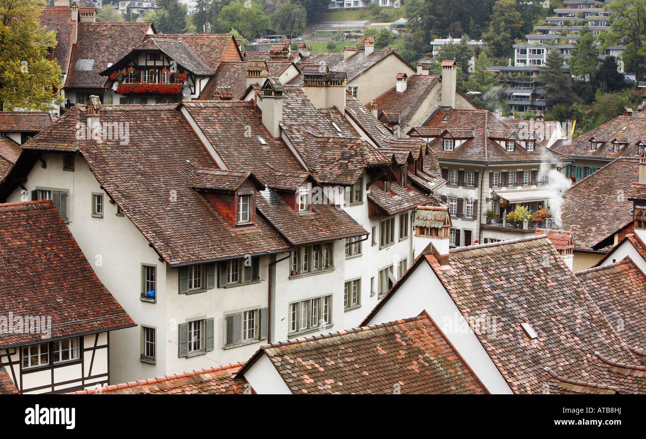 Rooftops in Berne, Switzerland Stock Photo - Alamy