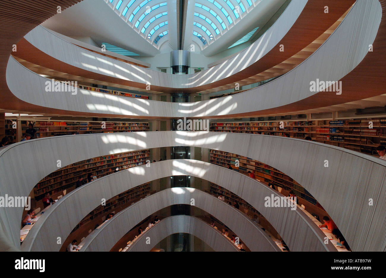 Library of the Law Institute of the University of Zurich, Switzerland ...