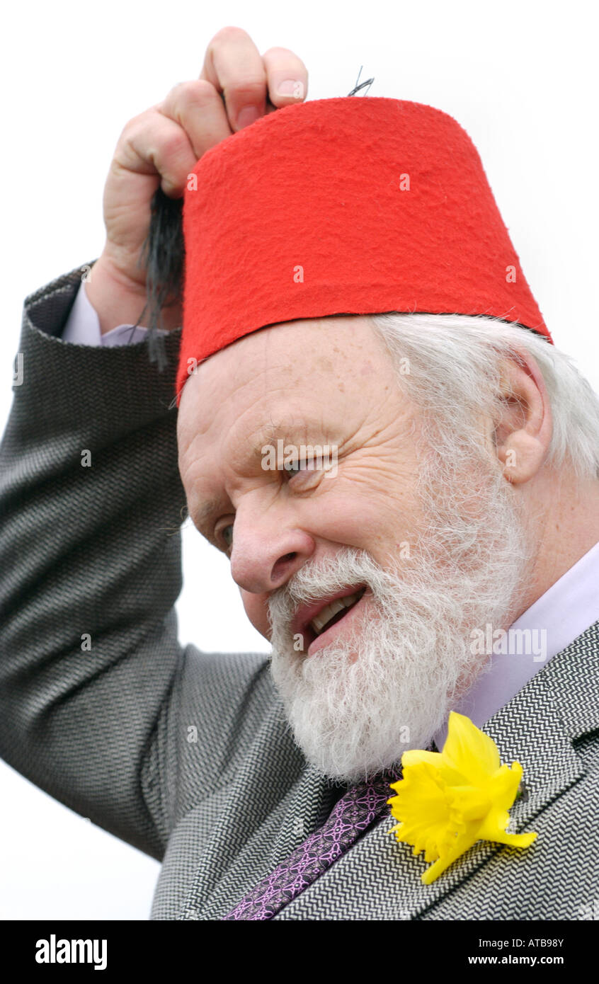 Welsh actor Sir Anthony Hopkins pictured while unveiling a statue of ...