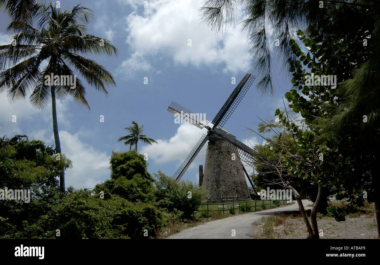 Morgan Lewis Mill St Andrew Barbados, West Indies Stock Photo - Alamy