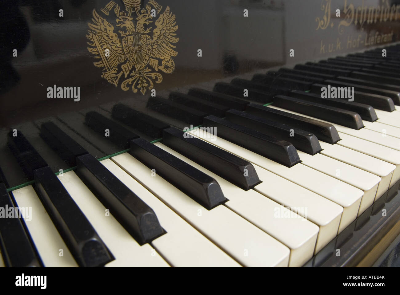 keyboard of a piano Stock Photo - Alamy
