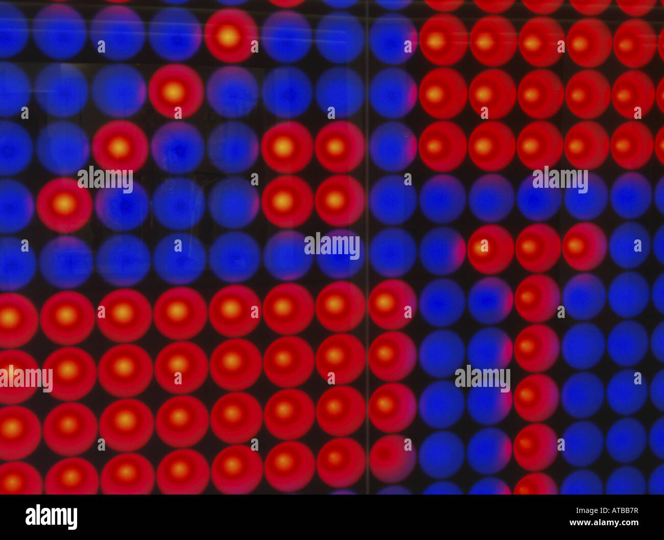 blue and red light signals, modern art Stock Photo - Alamy