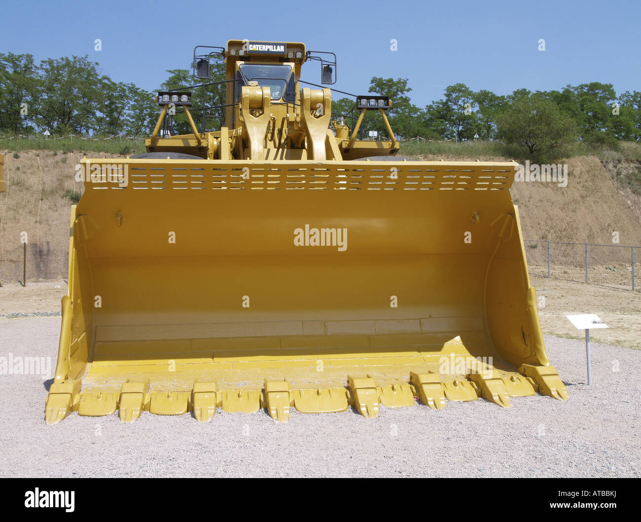 big excavator shovel of an excavator for surface mining, Germany Stock ...