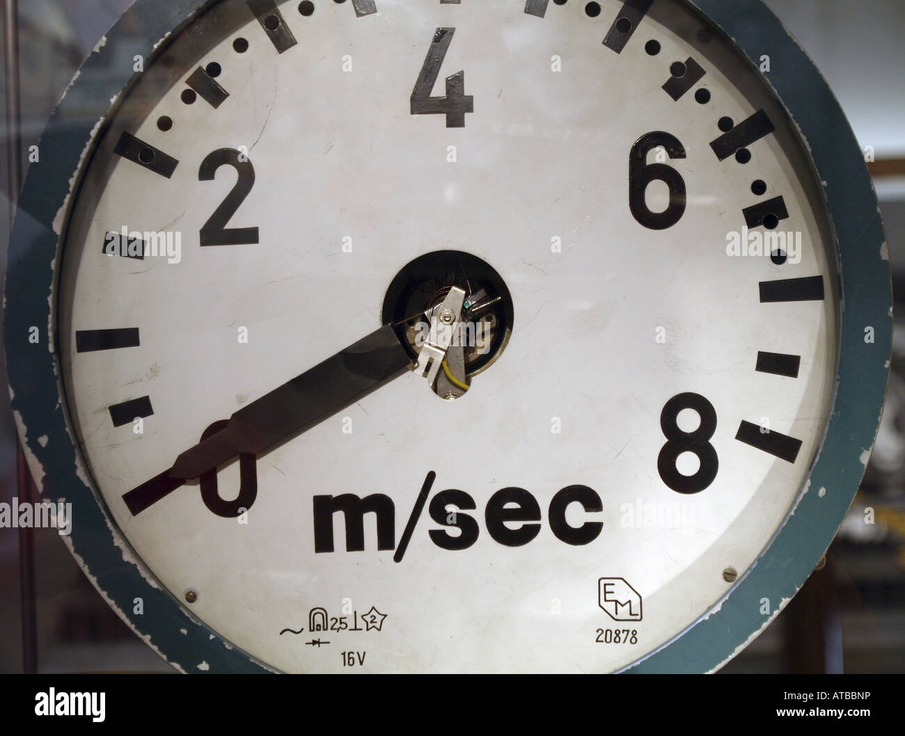 display of an old tachometer Stock Photo - Alamy