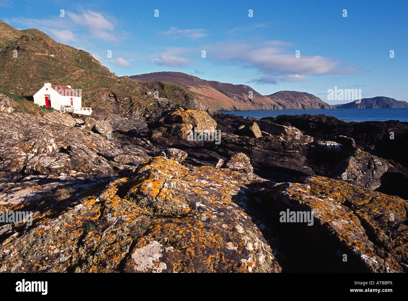niarbyl scenic cottage by ocean film set location evening light isle of ...
