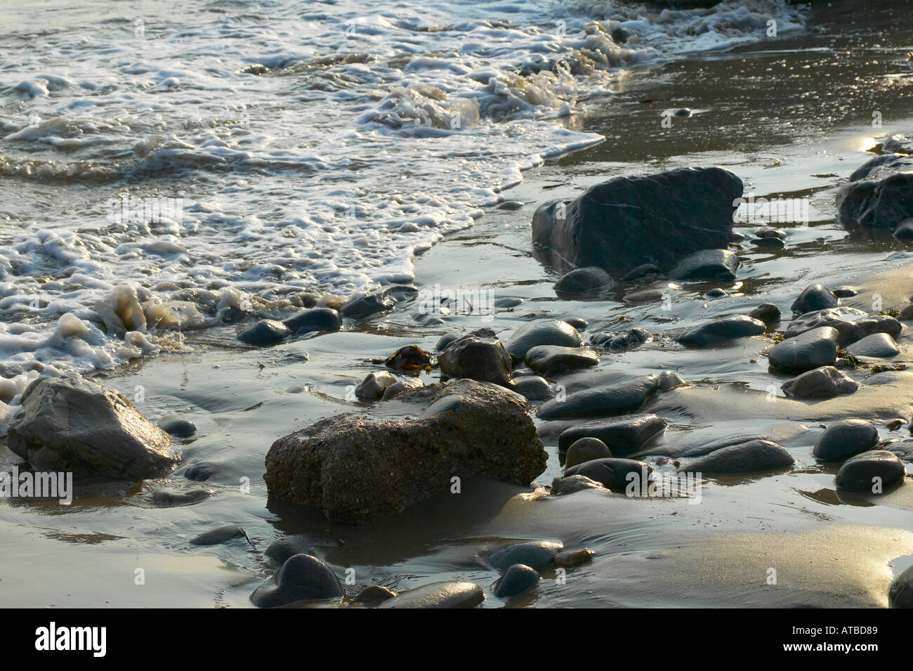 sea rocks and spray Stock Photo - Alamy