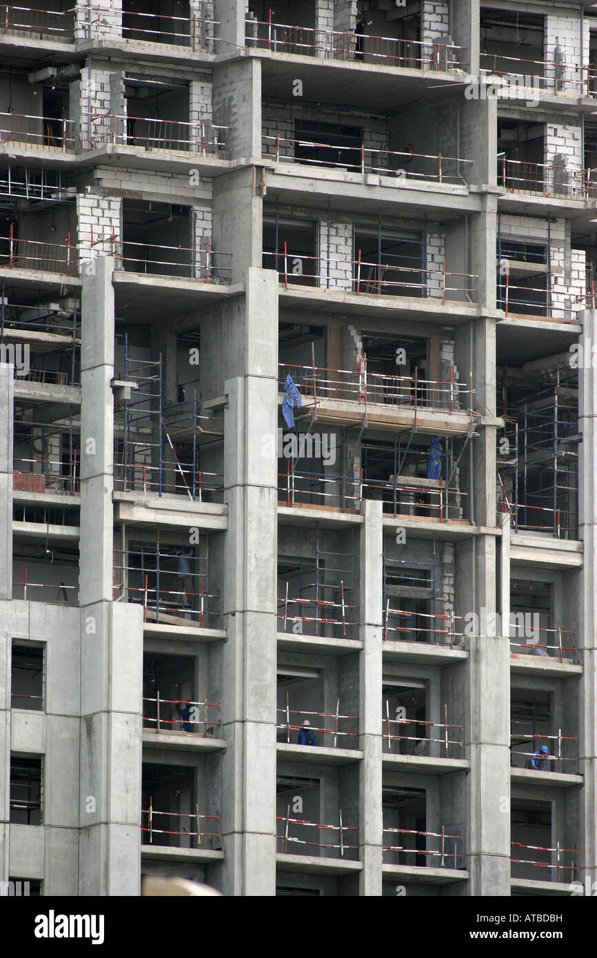 Multistoried building carcass Stock Photo - Alamy
