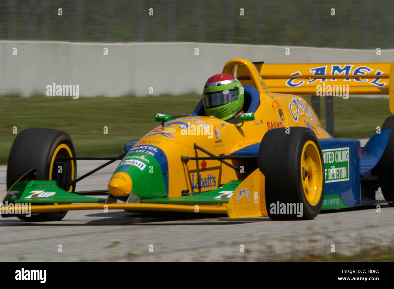 Brian Elliot races his 1997 Lola T97 20 Indy Lights car at the SVRA ...