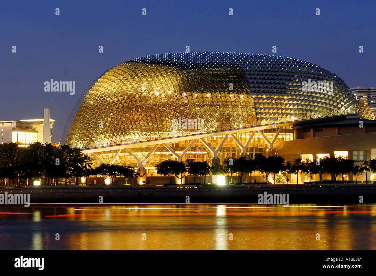 Esplanade architecture detail singapore hi-res stock photography and ...