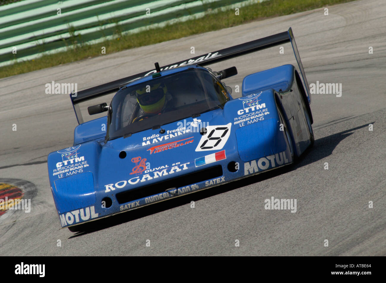 Robert Blain races his 1982 Sauber C6 at the SVRA Vintage GT Challenge ...