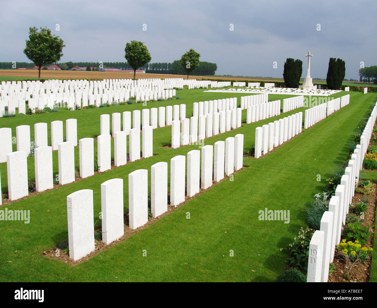 Mill Road CWGC Cemetery Stock Photo - Alamy