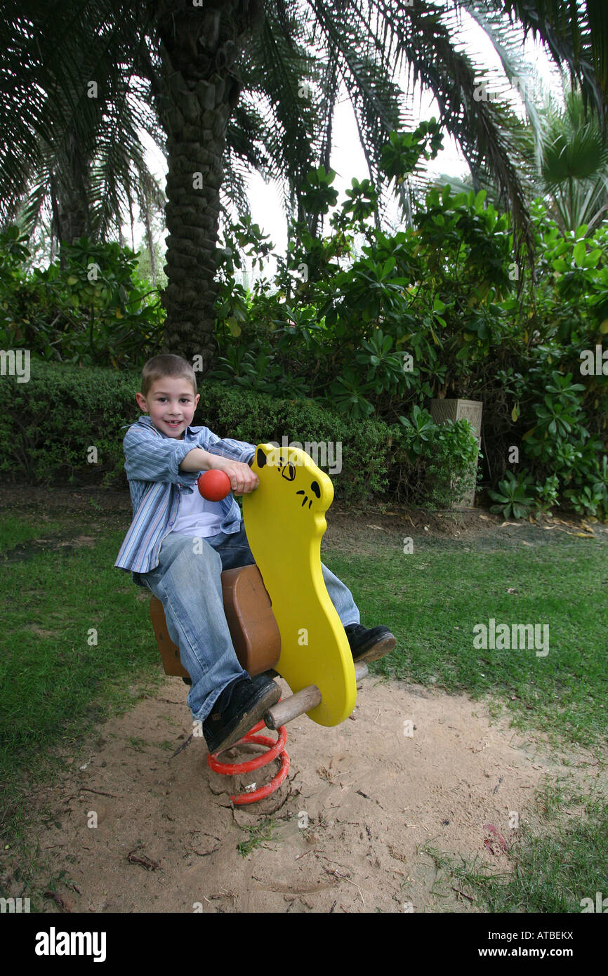 Child on playground Stock Photo - Alamy
