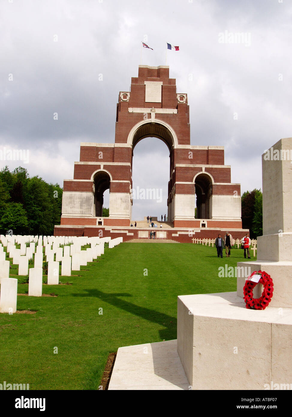 Thiepval CWGC Memorial Cemetery Stock Photo - Alamy
