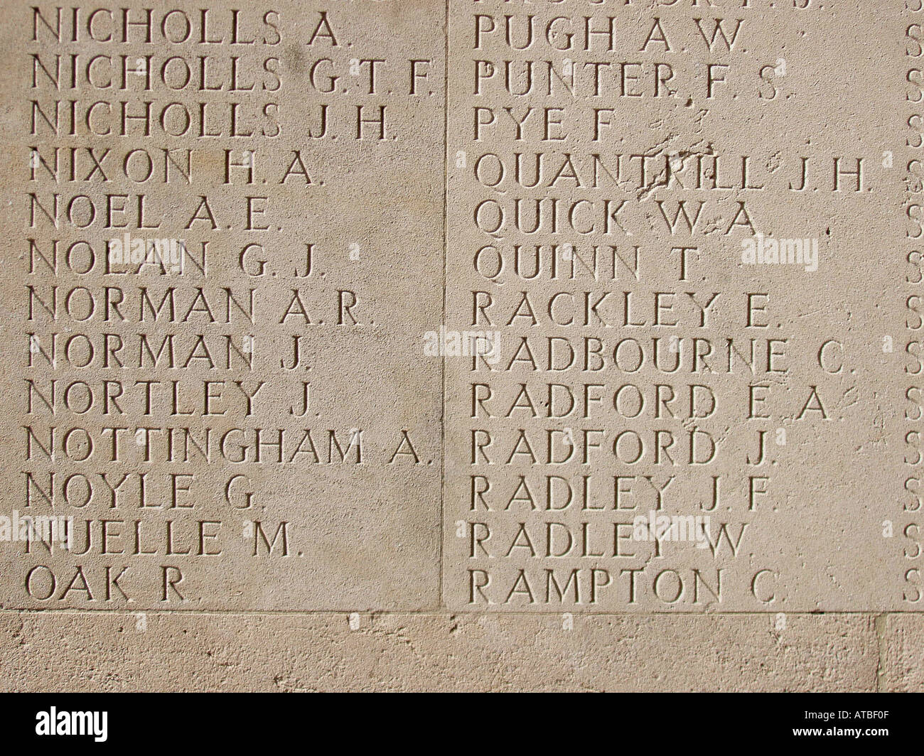 Thiepval CWGC Memorial Cemetery Stock Photo - Alamy