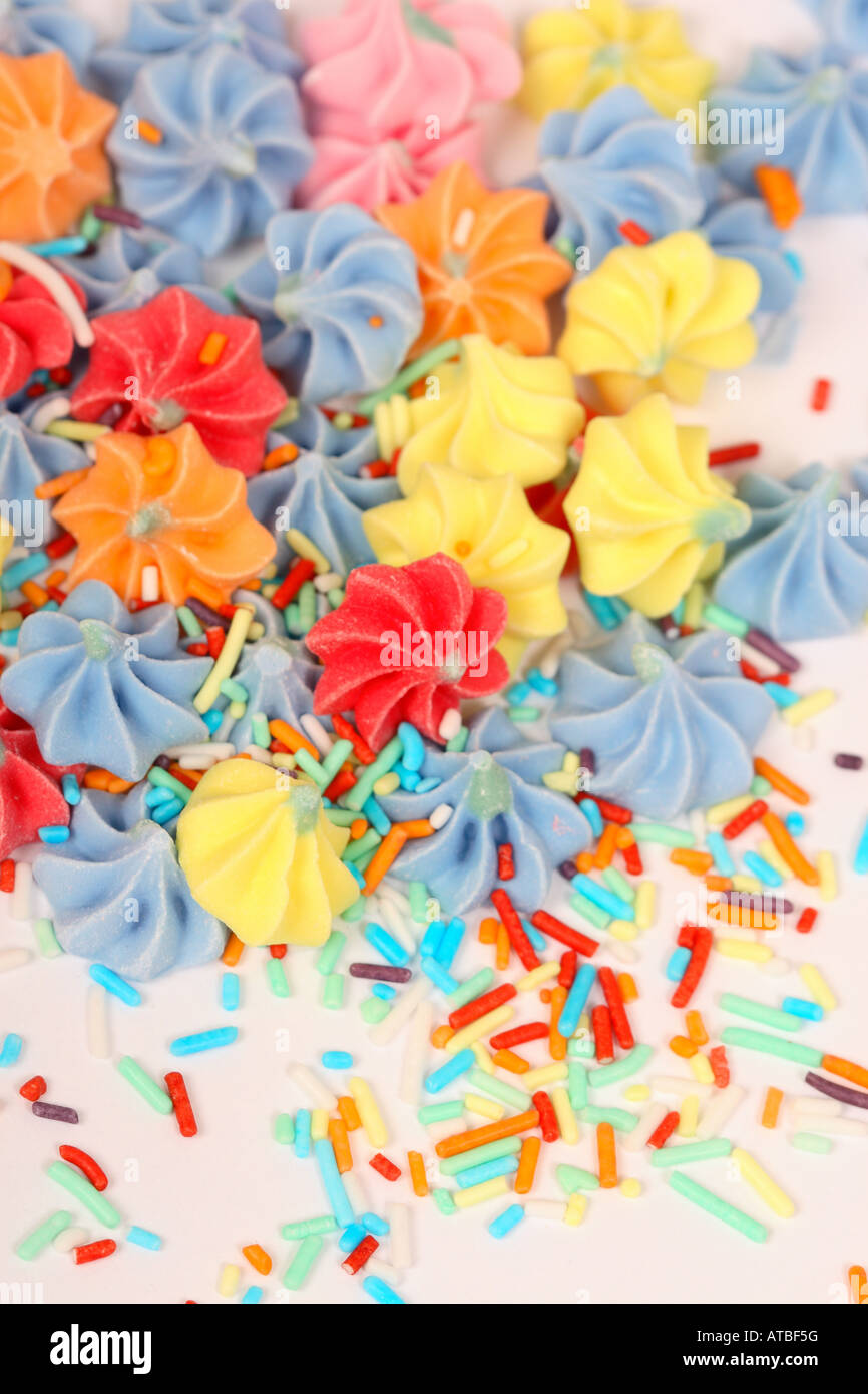 Cake cooking decoration shape hundreds and thousands Stock Photo - Alamy