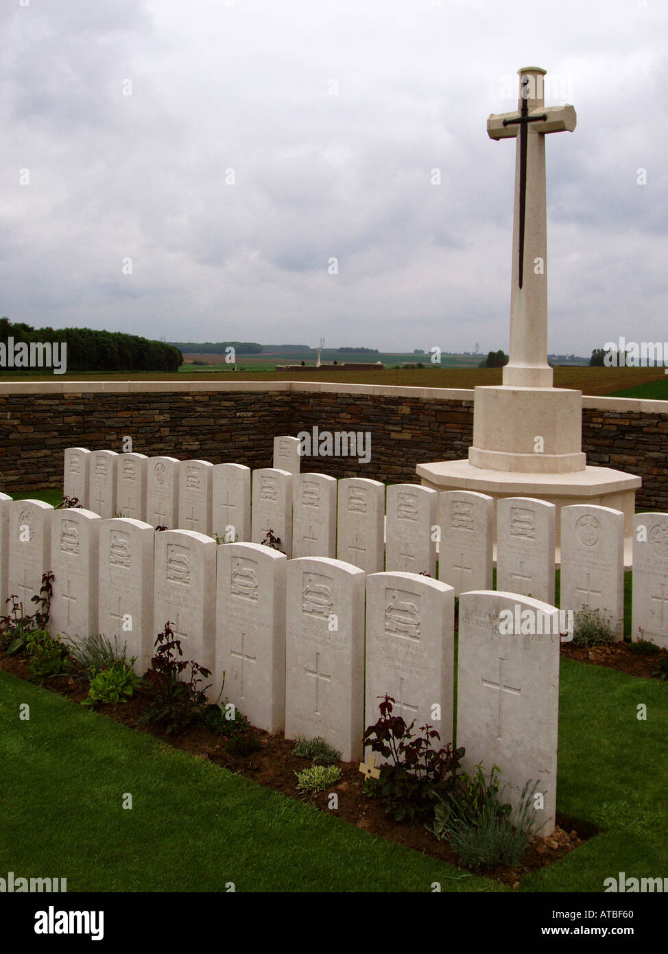Serre Road No3 CWGC Cemetery Stock Photo - Alamy