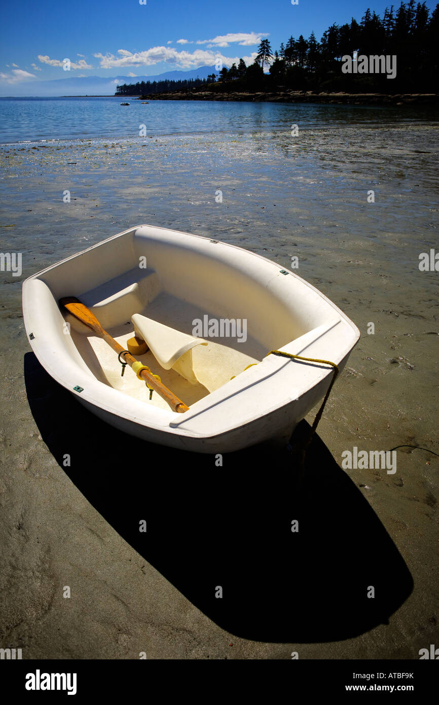 rowboat on a beach Stock Photo - Alamy