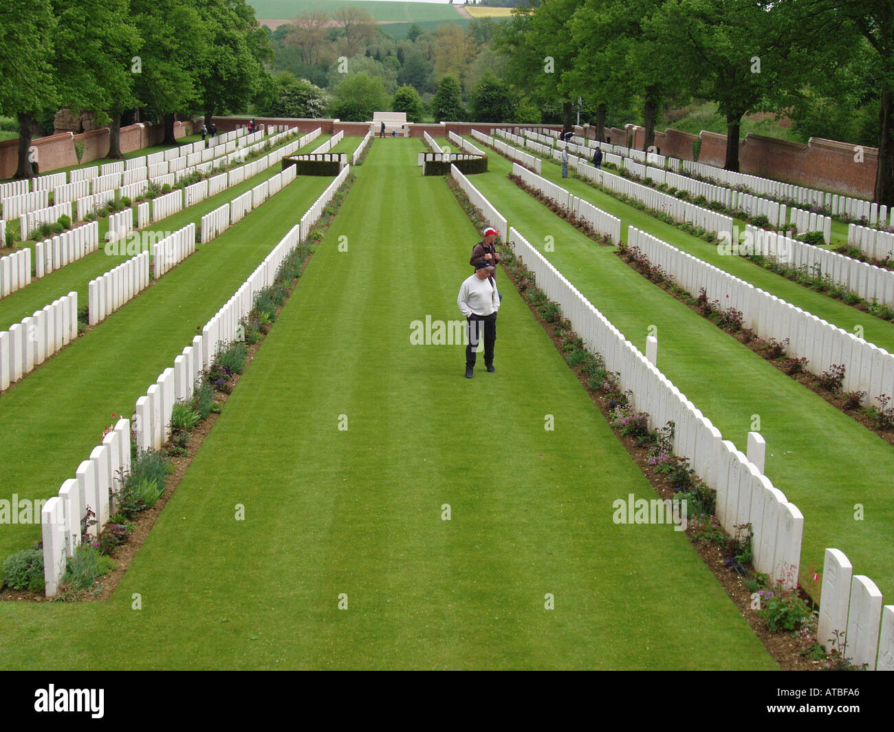 Ancre CWGC Cemetery Stock Photo - Alamy
