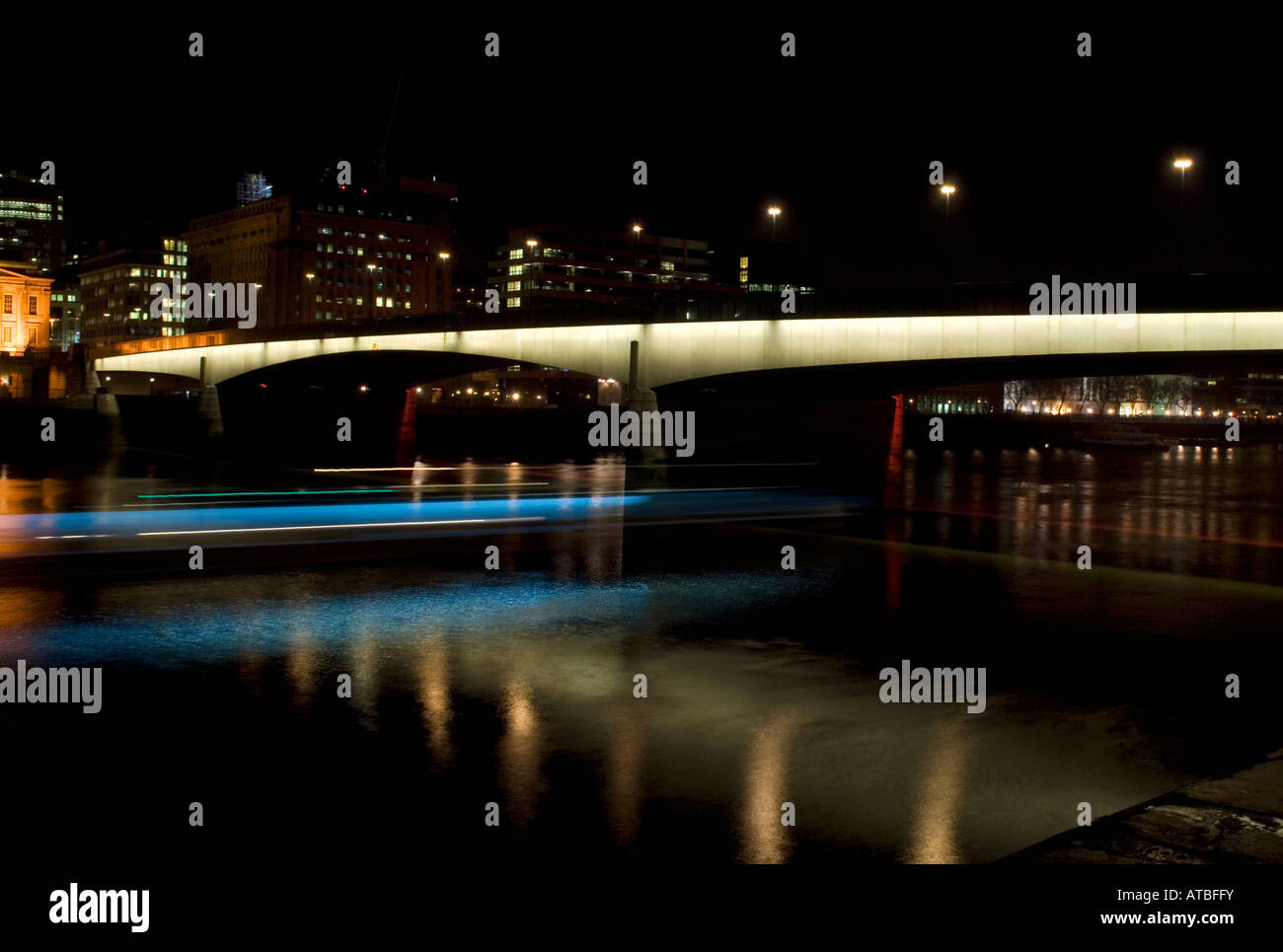 London Bridge illuminated during the Switched on London lighting ...