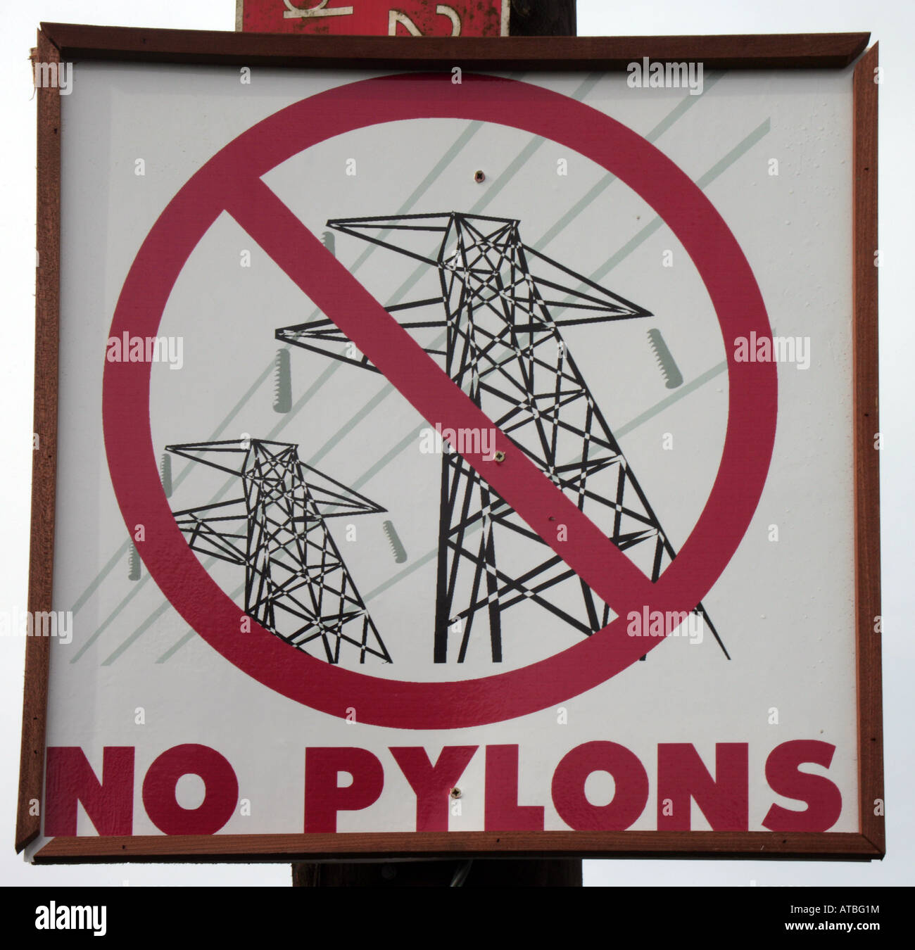 Pylons sign hi-res stock photography and images - Alamy