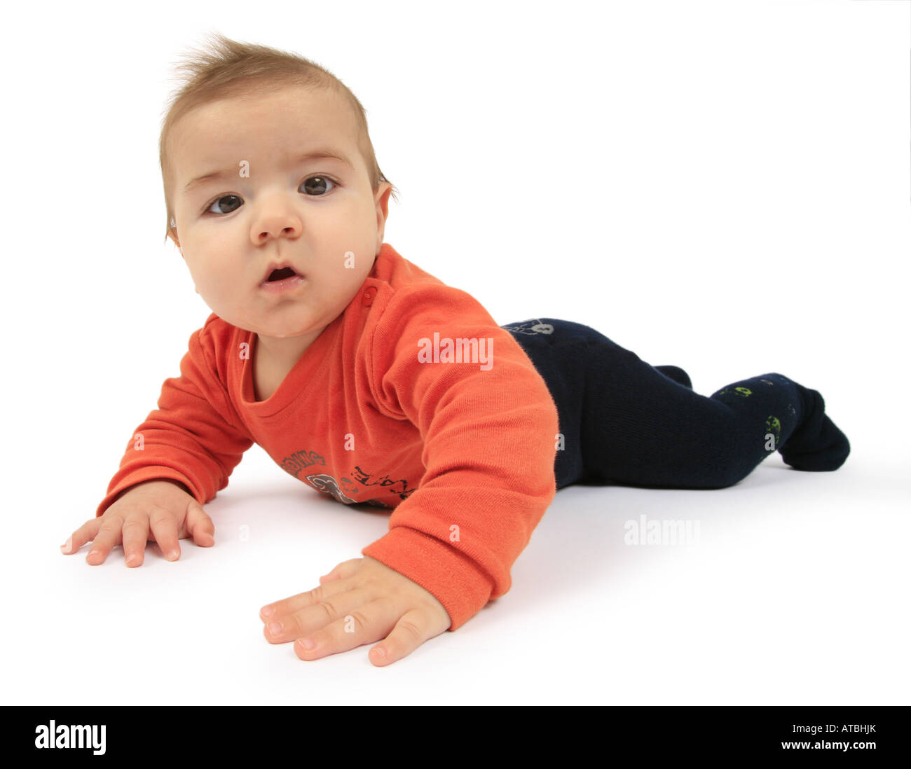 Curious child face looking at camera Cut Out Stock Images & Pictures ...