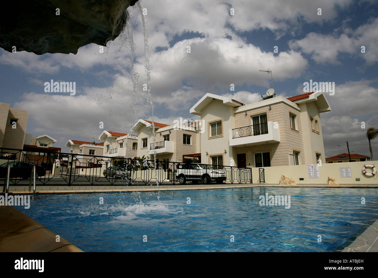 Holiday homes and apartments and a swimming pool at Pyla near Larnaca ...