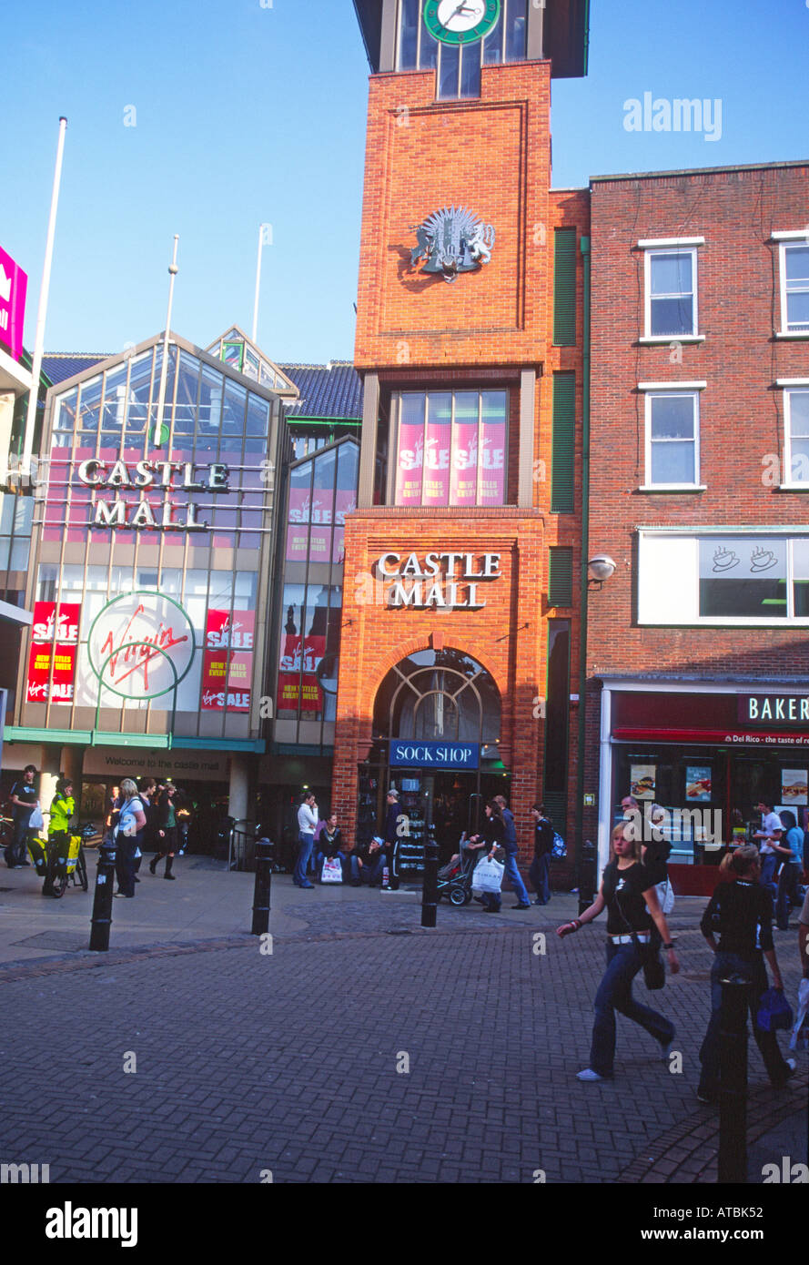 Castle Mall shopping centre Norwich Norfolk England Stock Photo - Alamy
