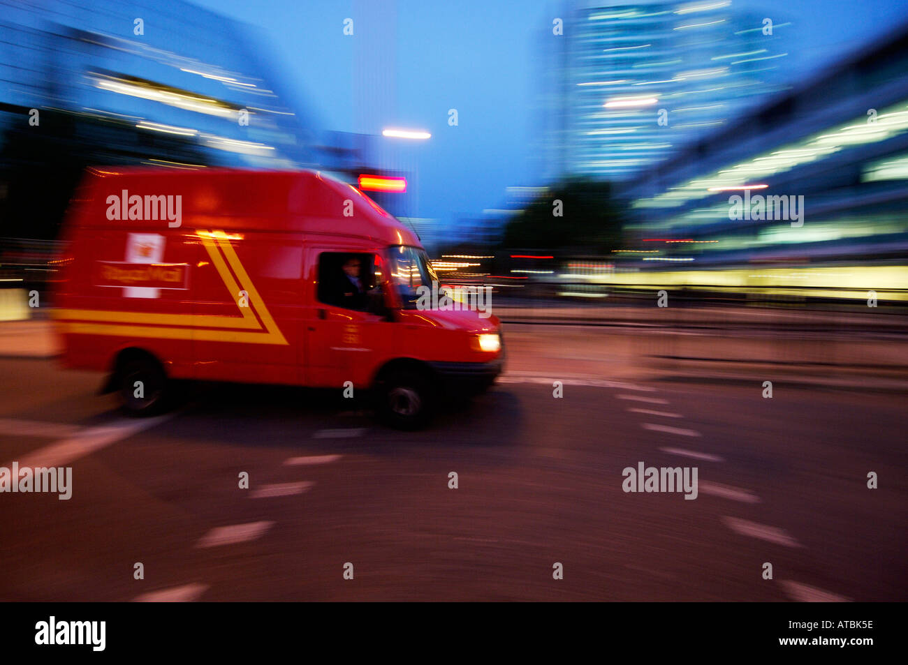 post office van Stock Photo - Alamy