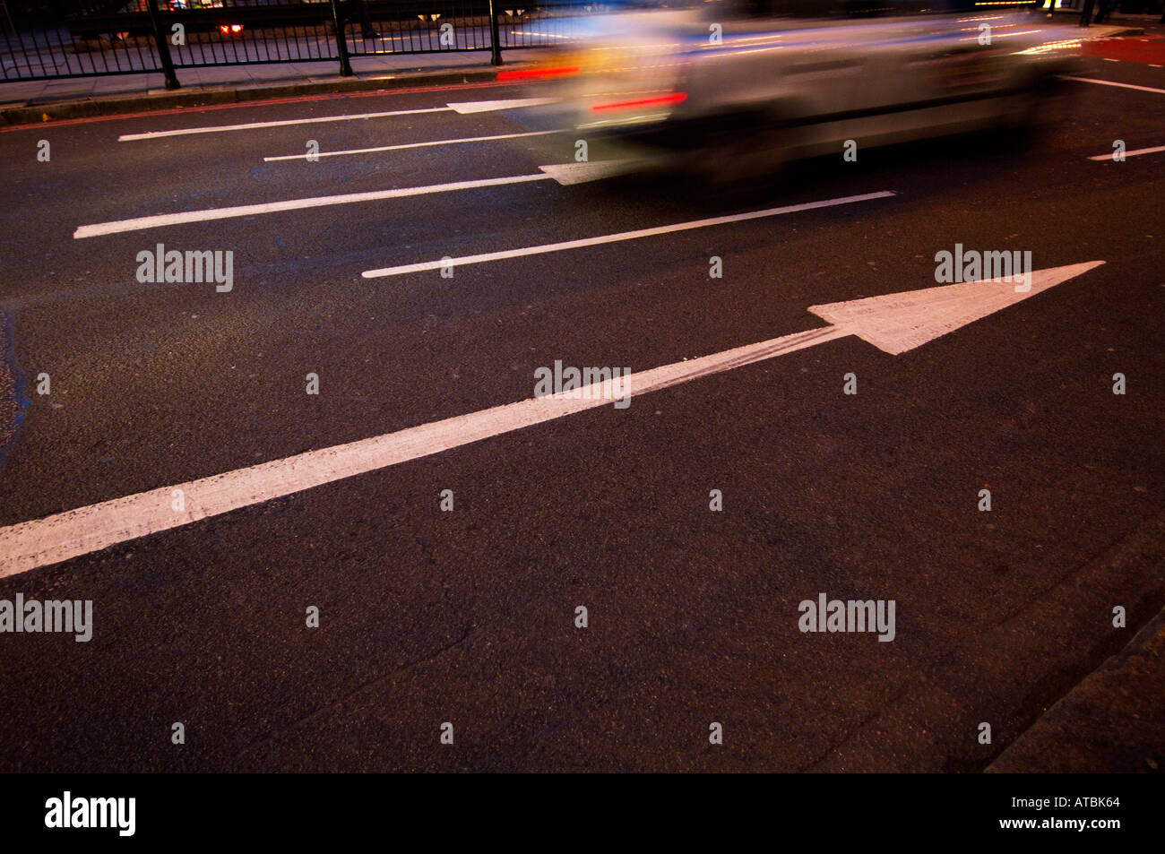 white road arrows Stock Photo - Alamy