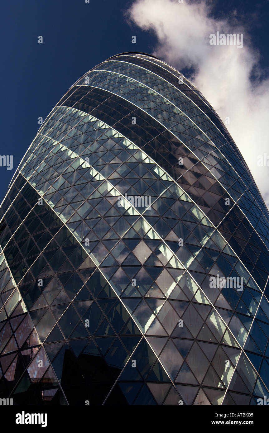 the top of the gerkin Stock Photo - Alamy