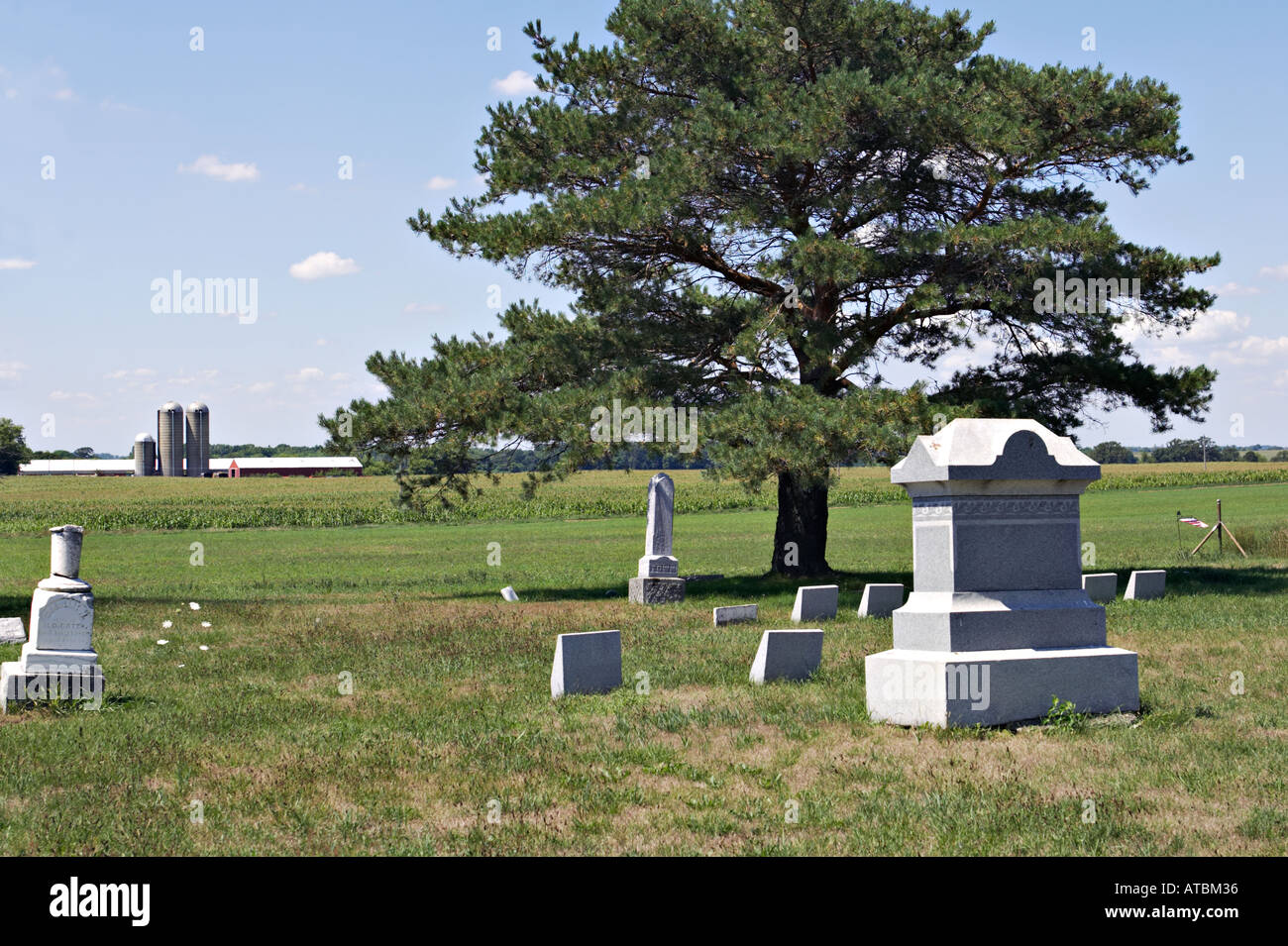 Flat grave markers hi-res stock photography and images - Alamy