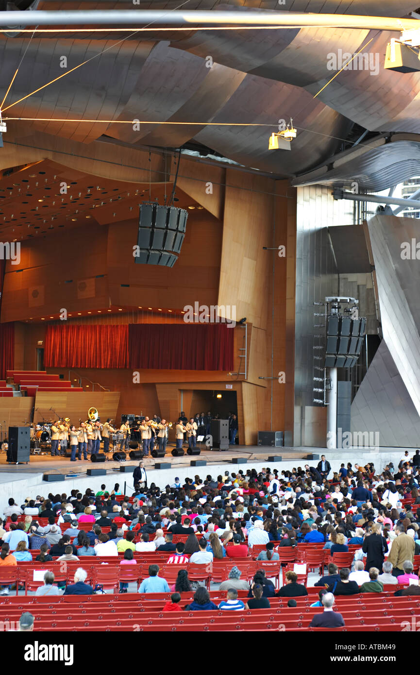 PARKS Chicago Illinois Pritzker Pavilion in Millennium Park ...