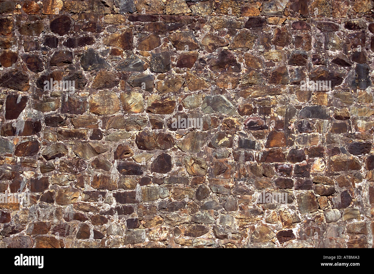 stone Wall of Fort Sindhudurgh Closeup Malvan Maharashtra India Stock ...